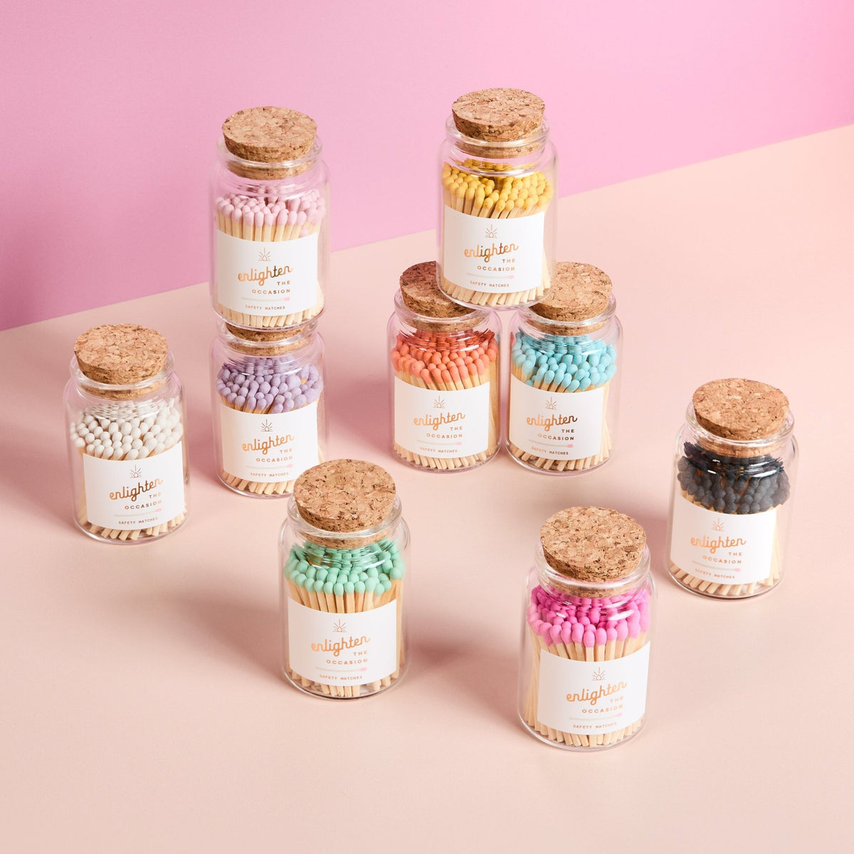 Lux Mini Matches in Corked Vial – Enlighten the Occasion